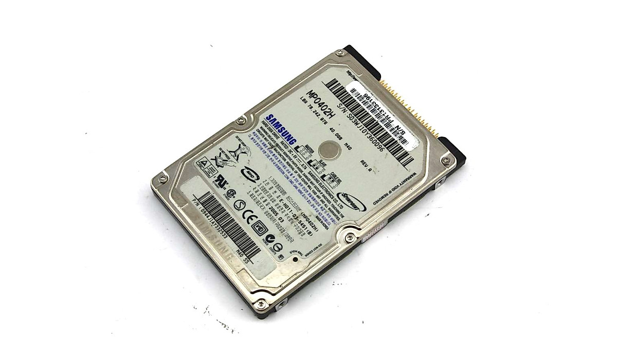 Samsung MP0402H 40GB Hard Drive - Reliable Laptop Storage