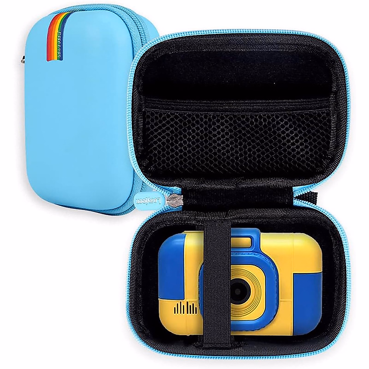 Leayjeen Camera Case Compatible with SUZIYO,ASIUR,Aeurnphe Kids Camera Digital Video Camcorder Dual Lens,Best Birthday Toys Gifts(Case Only)(Blue)