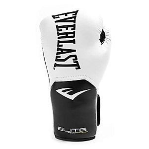 Everlast Elite Pro Style Training Gloves, White, 12 oz