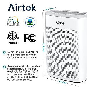AIRTOK Air Purifiers (1100 ft² Coverage Max AP1002)