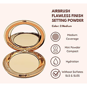 Air Brush Flawless Finish Perfecting Micro- Face Care for Charlotte Tilbury #2 Medium