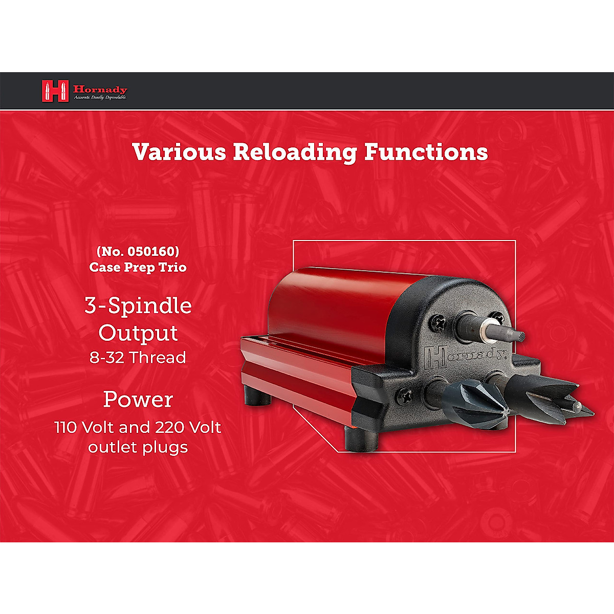 Hornady 050160 Lock-N-Load Case Prep Trio