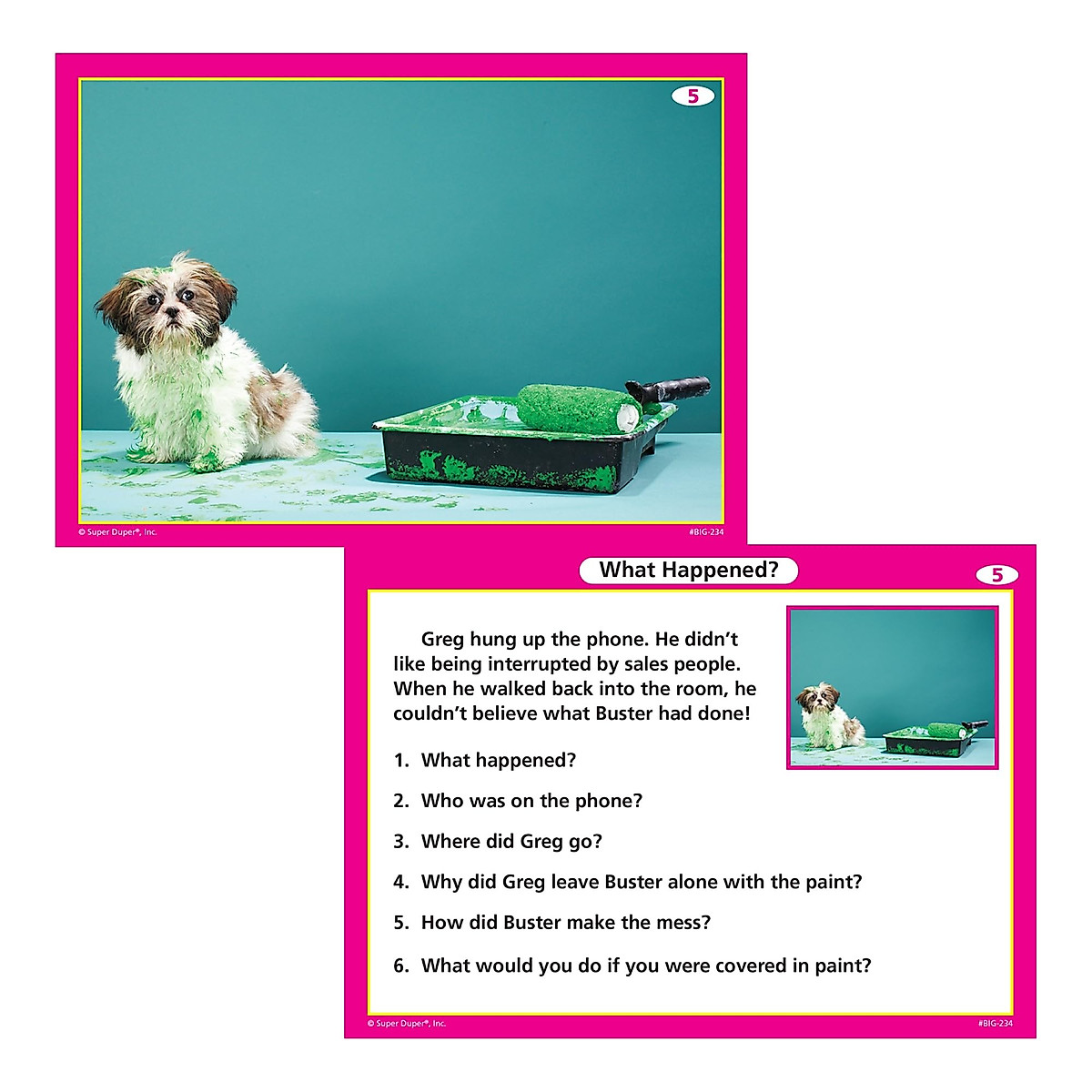 Super Duper Publications | Webber Inferencing Big Photo Flash Cards | Predicting, Reasoning and Critical Thinking Skills Fun Deck | Educational Learning Materials for Children