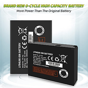 W-10a Battery, 6800mAh High Capacity Li-ion Replacement Battery for MR1100 AT&T Nighthawk M1 LTE Mobile Hotspot Route