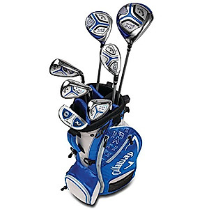 Callaway Golf Xj Junior Golf Set, Level 3, 7 Piece Set, Right Hand, Blue