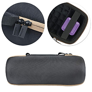 co2CREA Portable Electronic Device Cover for JBL Charge 4/5 Waterproof Bluetooth Speaker (Black Case + Sand Zipper)