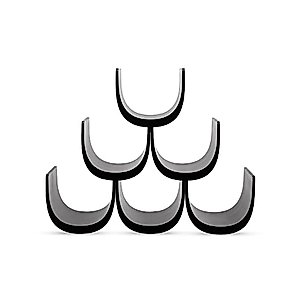 Alessi "Noe" Modular Bottle Holder In Thermoplastic Resin, Black