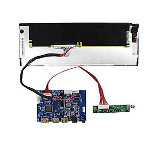 VSDISPLAY 9.1" 9.1 Inch 822X260 LCD Screen LQ091B1LW01 with HD-MI USB LCD Controller Board VS-TY2660H-V818