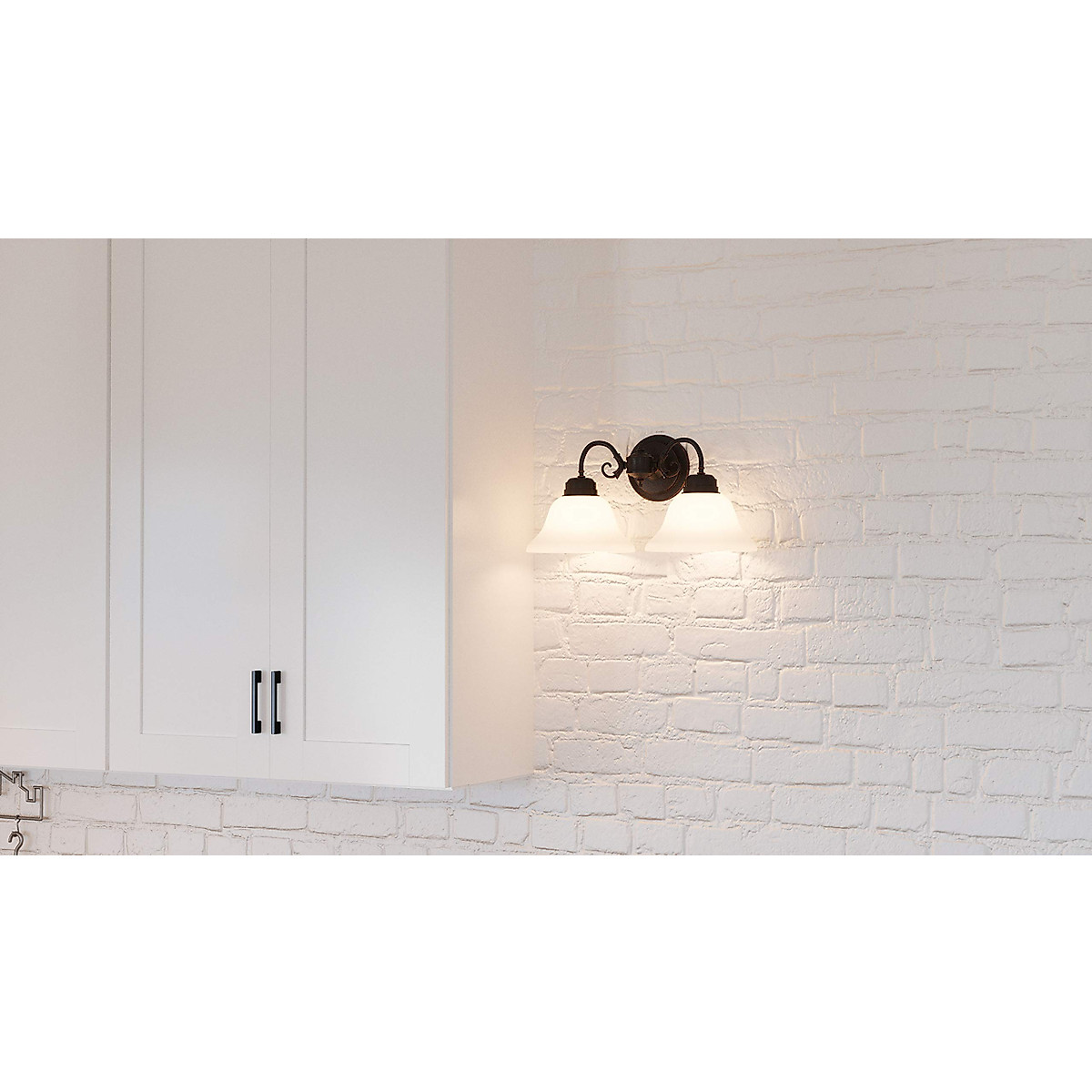 Design House 514471 Millbridge 2 Light Wall Light, Oil Rubbed Bronze