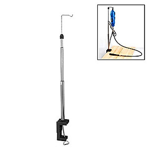 Flex Shaft Motor Hanger for Rotary Tool, Retractable Electric Mill Stand Clamp Grinder Accessories flex shaft stand rotary grinder hanger, flex shaft motor hanger grinder flexible