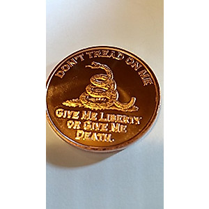 2015 Dont Tread on Me Eternal Vigilance 1 Ounce Copper Round