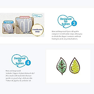 Baby Organic Diapers – Moony Natural Diapers Bundle with Americas Toys Wipes – Japanese Diapers Organic Cotton Additive-Free Ingredients Notification Strips Packaging May Vary Small (9-18 lb) 58 Count