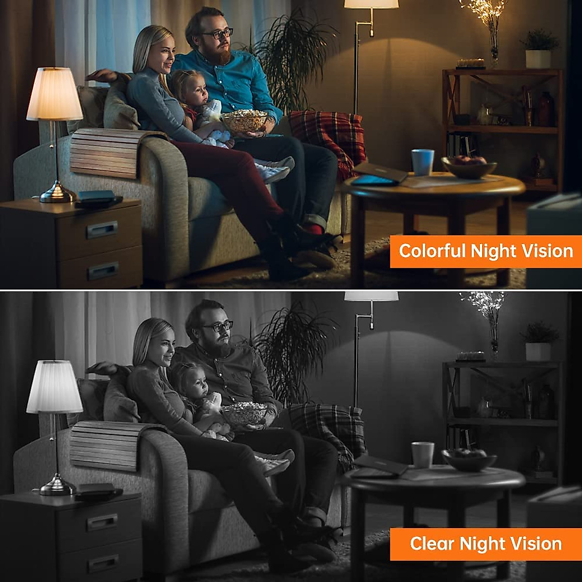 E27 Light Bulb Security Camera(Dual Lens), 10XHybrid Zoom Wifi Light Bulb Camera, Two-Way Talk Voice, Color HD Night Vision, Tracking, Sound And Light Alarm, Panoramic Light Bulb Camera 360°(2.4Ghz)