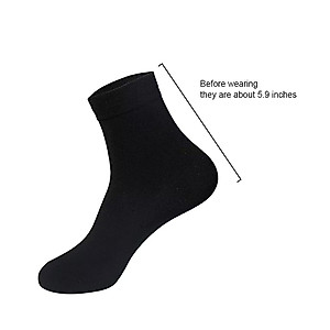 Ten Star Material Bamboo Low Quarter Thin Ankle Sock for Men and Women Anti Odor Natural Breathable Comfortable Socks 6 Pairs