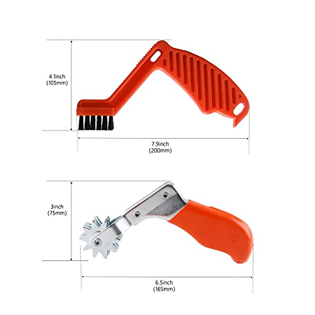 SPTA Polishing Pad Conditioning Brush, Polishing Spur Tool Set,Wool Buffing Pad Cleaning Spur Tool+ Foam Pad Brush, Car Buffing Pad Professional Cleaning Tool for Buffing Pads and Woolen Pads