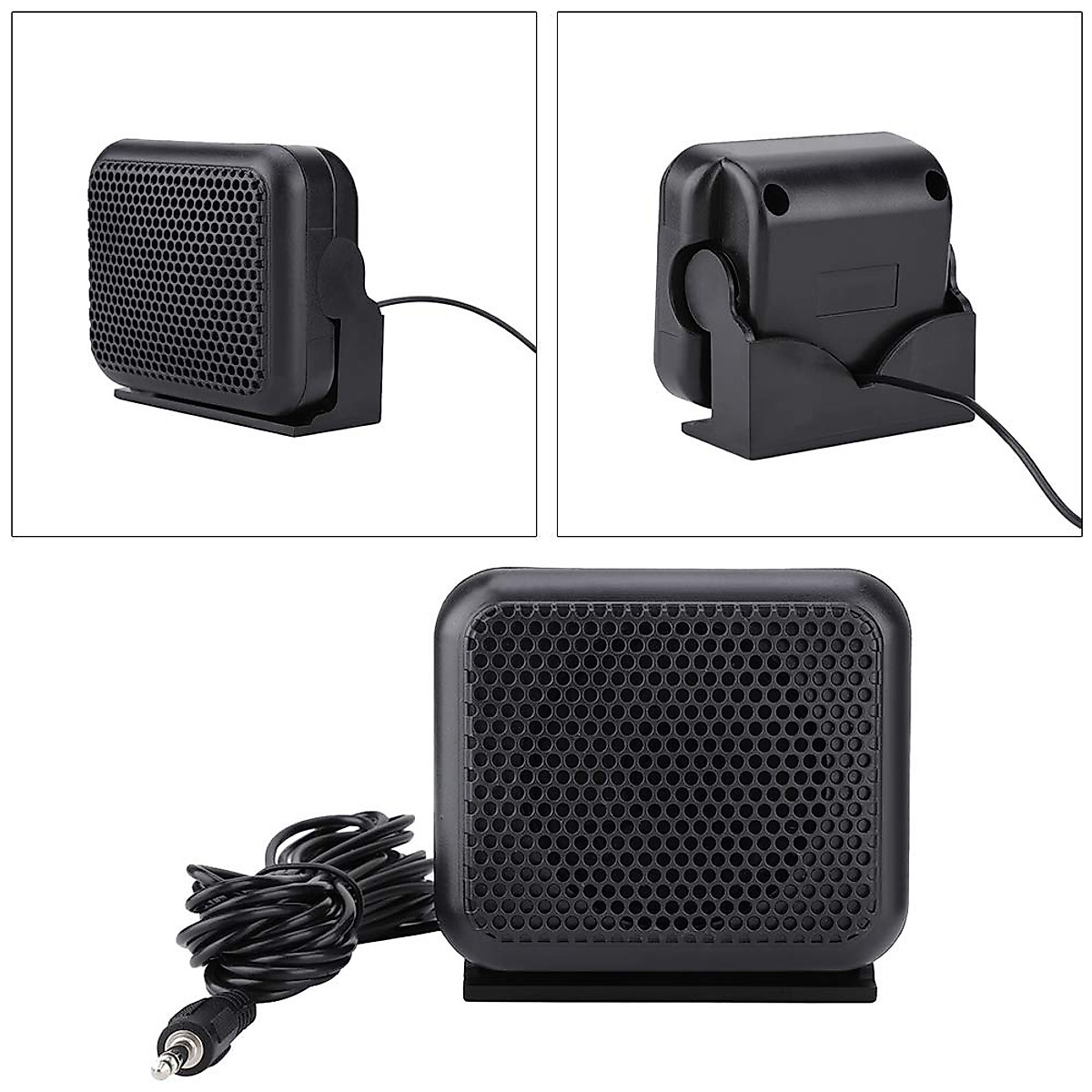 Liyeehao Portable Wired Speaker, Compact Durable Fine Workmanship External Speaker, for Black 13.12ft Kenwood