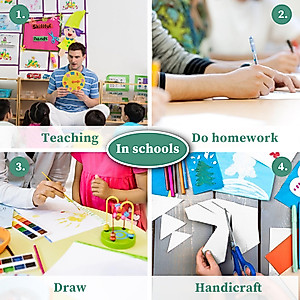 White Wrapping Paper 12"×1200" Art Craft Paper Roll for Kids, Wrapping Paper for Gifts, White Easel Paper Roll for Painting Drawing, White Construction Paper