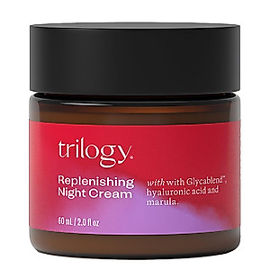 Trilogy Replenishing Night Cream, with Glycablend & Co-enzyme Q10, 2.0 fl oz