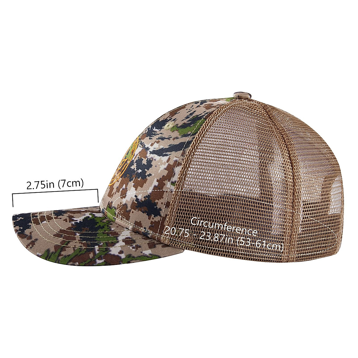 BASSDASH Altimate Fishing Hat Mesh Back for Men Women Adjustable Baseball Trucker Cap