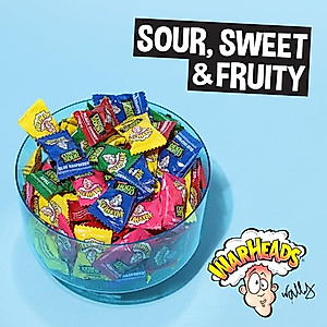 Warheads Extreme Sour Hard Candy 175 Pieces Assorted Flavors - 25 oz bag