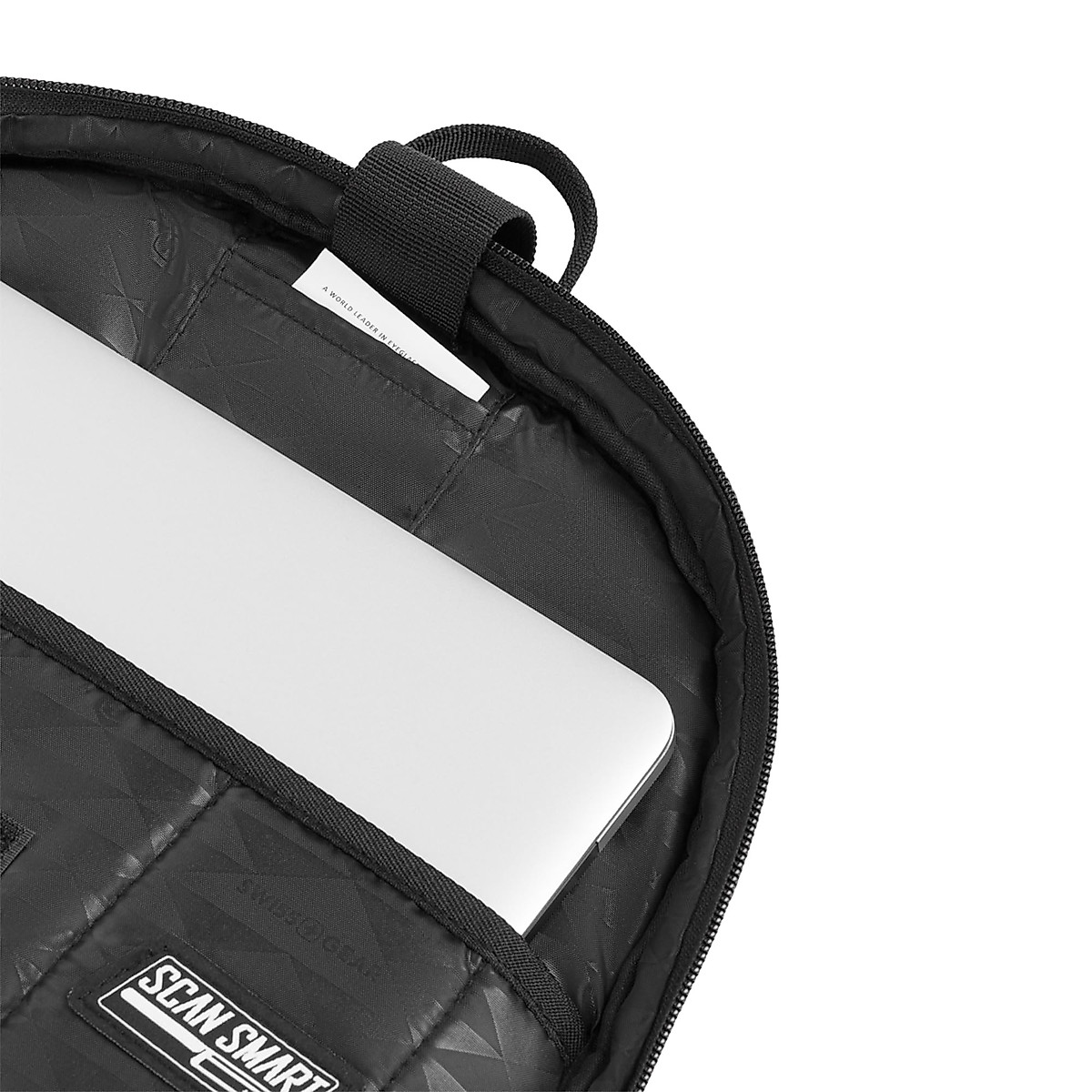 SwissGear Unisex-Adult 5358 USB ScanSmart Laptop Backpack, Black Dot, Large