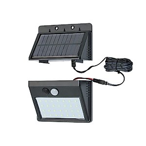 OUSIKA Spot Lights Outdoor Outdoor Solar Wall Lamp 3 Modes Separable Night Light Waterproof Motion Sensor 28 LED Garden Street Courtyard Decoration Spotlights