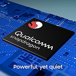 SAMSUNG Galaxy Book Go Laptop PC Computer Qualcomm 7C Pro 4GB Memory 128GB eUFS Storage 18-Hour Battery Compact Light Shockproof WFH Ready WiFi 5, Silver