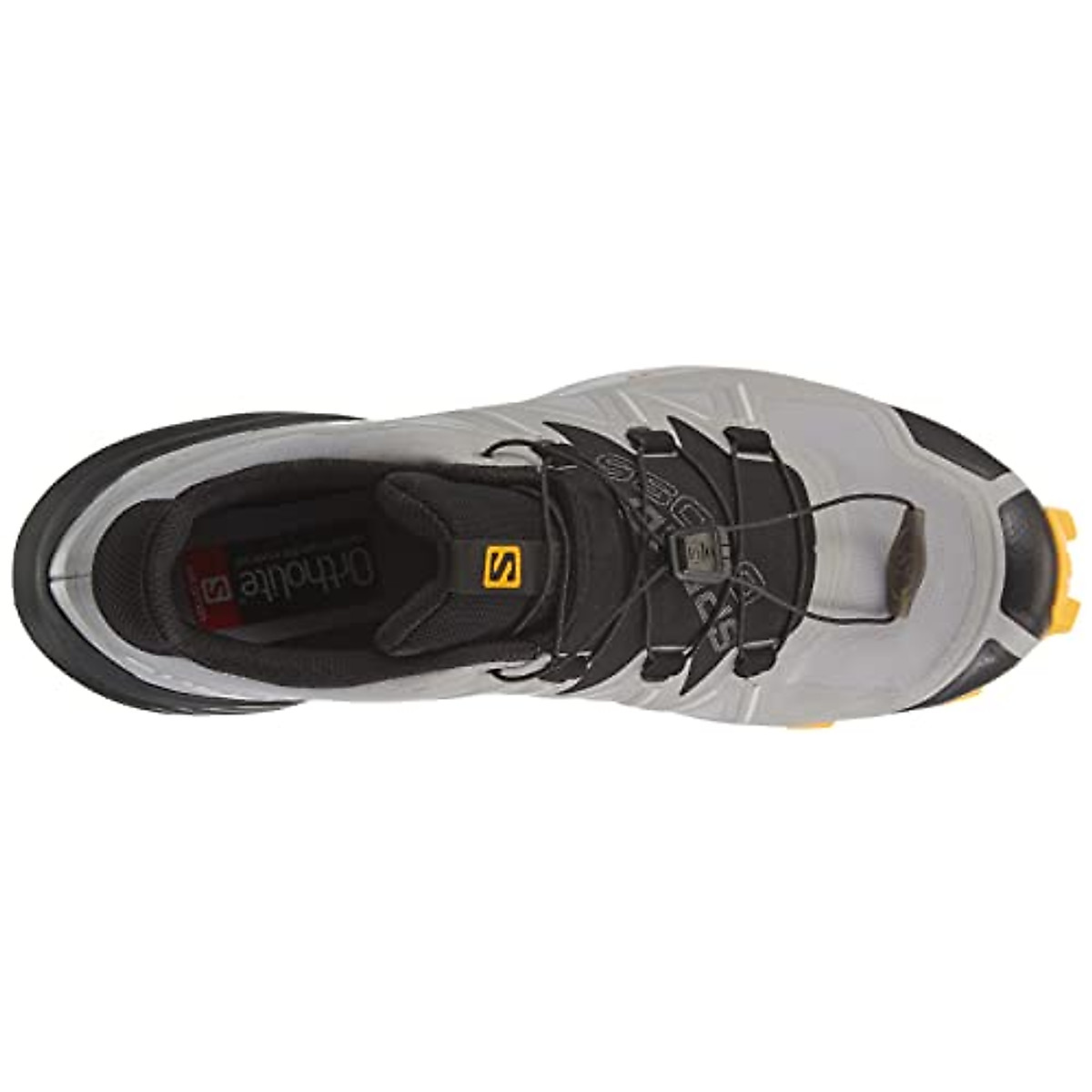 Salomon Speedcross 5 Gore-tex Trail Running Shoes for Men, Monument/Black/Saffron, 12