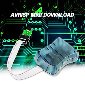 AVR ISP mkII Downloader,Compatible with Original Programmer Supports AVR Studio Support for XP/WIN7/WIN8/WIN10