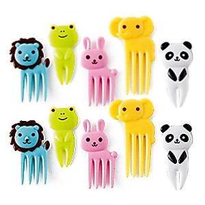 CuteZCute Bento Decoration Box, Animals Food Picks and Forks