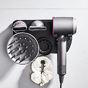 Supersonic Hair Dryer Holder Bathroom Storage Organizer Shelf for Wall Mount Accessories for Dyson