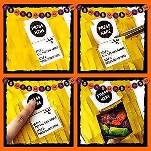 Halloween Pinata Black Cat Pinata for Kids and Adults Halloween Black Cat in Witch Cloak Pinata with Stick and Blindfold for Halloween Theme Party Decoration, Cute and Spooky Halloween Party Supplies