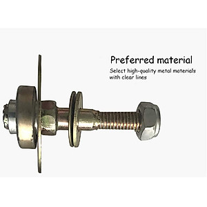 Acxico 4Pcs Rocking Chair Bearing Connecting Piece Rocking Chair Bearing Screws Kits Furniture Connecting Fittings, Metal