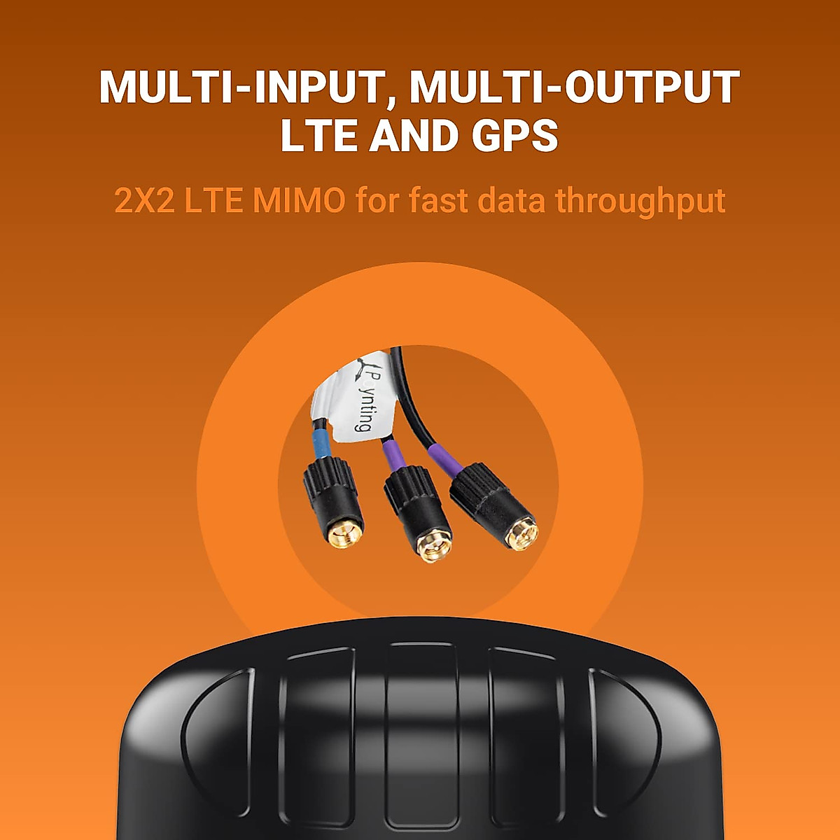 Poynting Puck-4 3-in-1 Transportation & M2M/IOT Antenna | 5G | 4G LTE | 2X2 MIMO | GPS/GLONASS | 617-4200 MHz