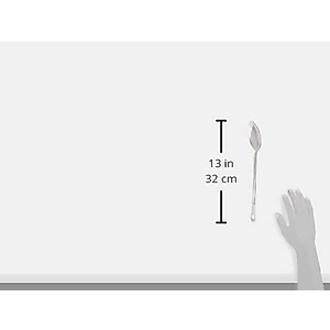 Winco BSOT-13 Solid Stainless Steel Basting Spoon, 13-Inch,Medium