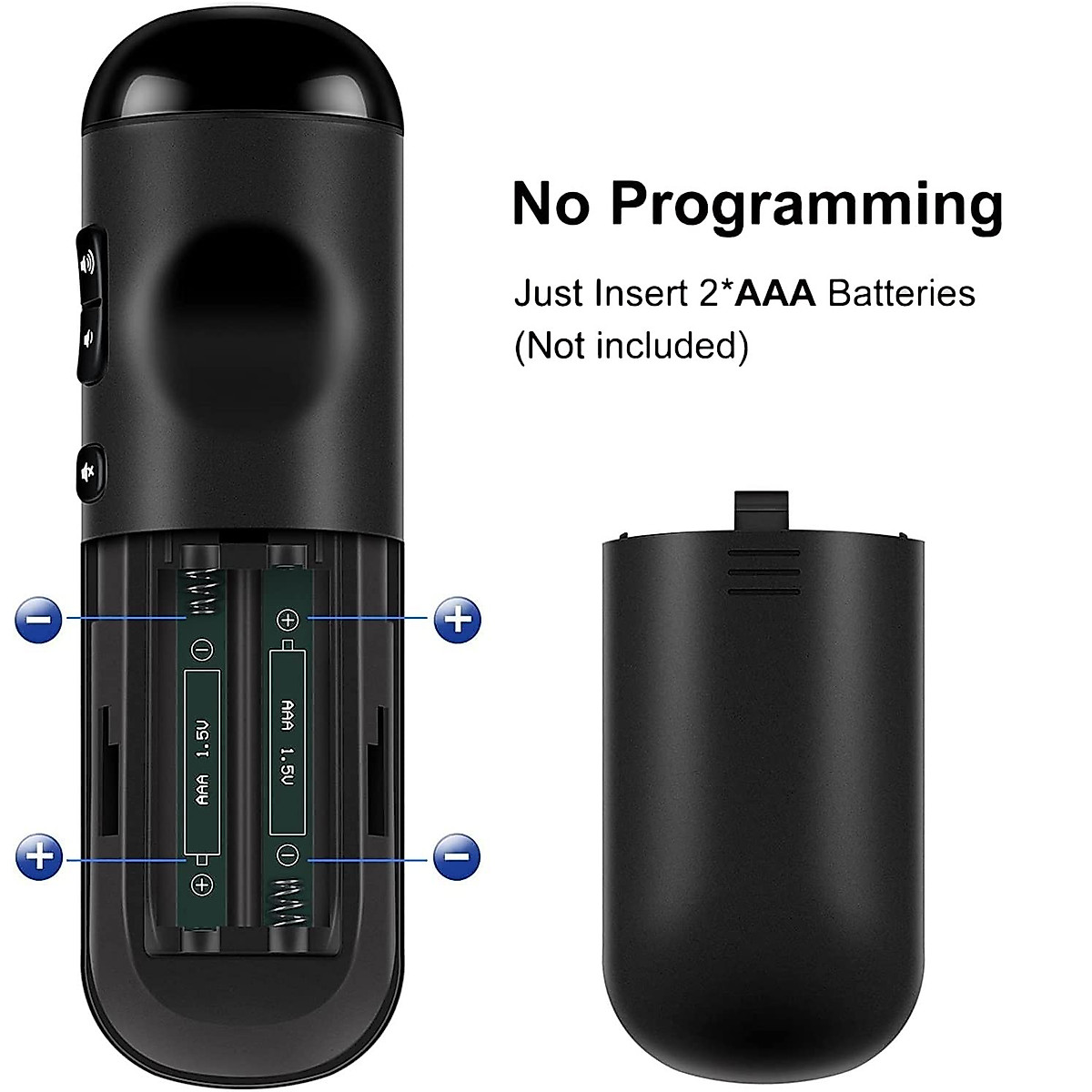 2 Pack - OEM Replacement Remote Control for All Philips Roku Smart TVs【Only Works with Philips Roku TV, Not for Roku Stick and Roku Box】 (Netflix/Disney Plus/Apple TV+ / HBO Max)