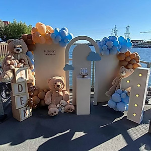 60 PCS Sage Green Dark Brown Beige Latex Balloons Set with Metallic Gold Balloons, Olive Green Gold Nude Coffee Party Balloon for Jungle Safari Woodland Birthday Decorations (Green)