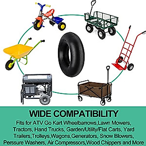 4.80/4.00-8" Replacement Tire Inner Tubes, 2Pcs Heavy Duty Tube for 4.80 4.00-8/480/400-8 Wheel, Wheelbarrow, Lawnmower, Trunk, Trailer, Tractor, Garden Utility Cart, Golf Cart, Dolly, Trolley, Wagon