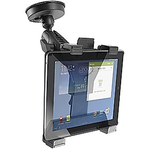 iBOLT Tabdock BizMount -Holder/Mount with suction cup base- for your windshield, Dashboard, or desk - compatible with all 7"-10" Tablets: iPad, Samsung Galaxy Tab, Google Nexus