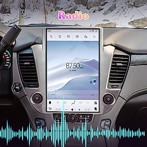 for Chevroler Suburban Tahoe GMC Yukon 2014-2020 Head Unit 14.4 Inch Qualcomm Android Car Radio Stereo Replacement Touch Screen Android Auto GPS Navigation Multimedia Play