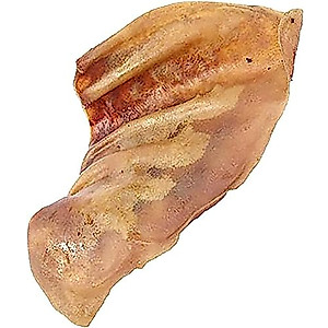 Pawstruck Pig Ears For Dogs-Bulk Pork Dental Treats Dog Chews 10 Ear(s)