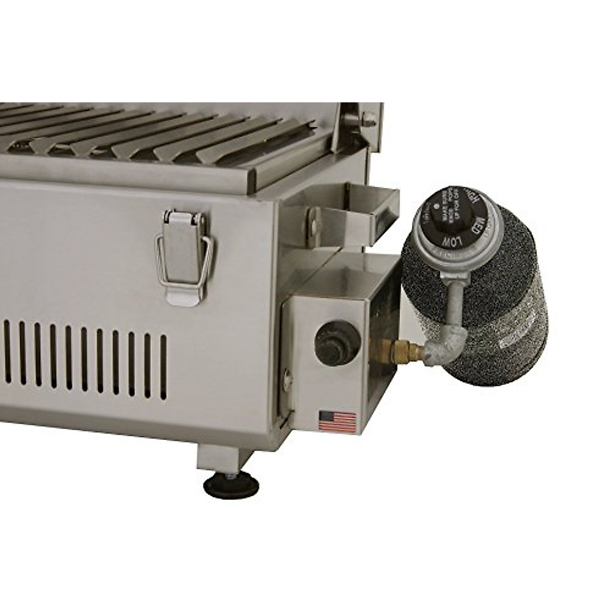 Solaire SOL-IR17BWR Anywhere Portable Infrared Warming Rack Gas Grill, Stainless Steel