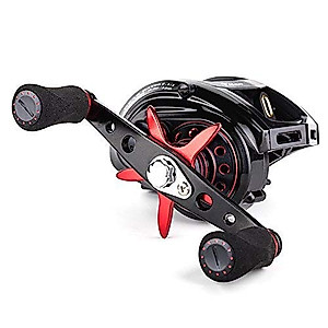 JOHNCOO Titan Baitcasting Reel Max Drag 13 Kgs Big Fish Fishing Reel for Saltwater and Freshwater Heavy Duty (Left Hand Retrieve)
