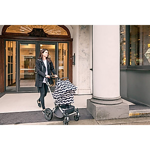 Moody Park Baby - Baby Carseat Cover - Ultra Soft and Stretchy Nursing Cover - 6-in-1 Multi-Use Carseat Cover Boy - Essentials for Baby Boy Baby Girl or Gender Neutral (Constellation)