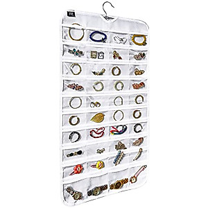 BB Brotrade Hanging Jewelry Organizer,Accessories Organizer,80 Pocket Organizer for Holding Jewelries