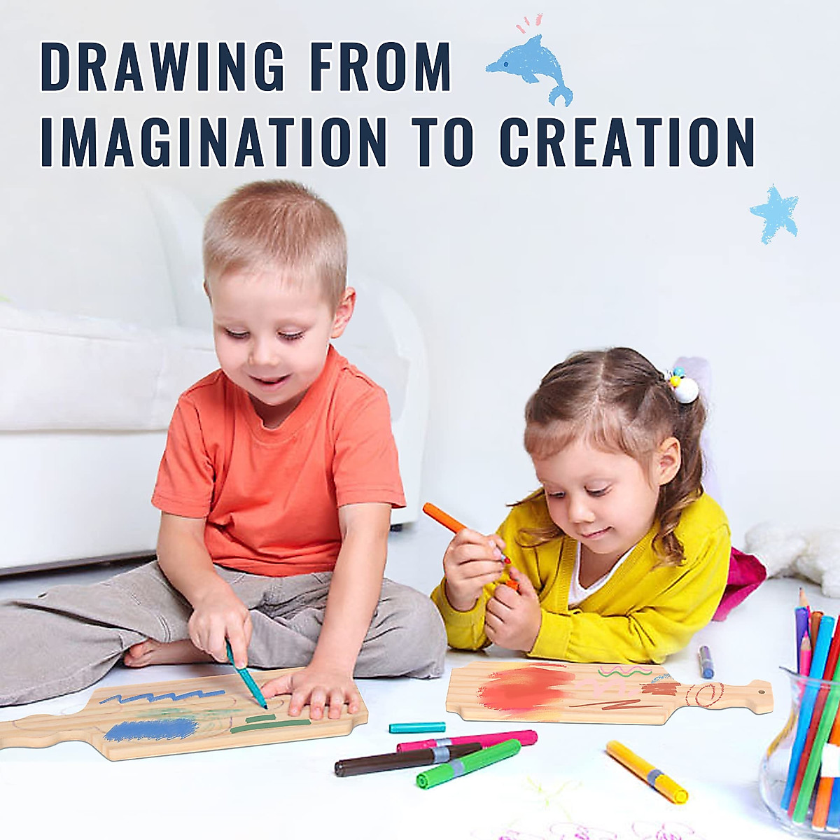 HHLUPUP Fraternity Paddle 18 Inch, Unfinished Solid Pine Paddle, Greek Sorority Paddle for Drawing, Engraving, Art Crafts, Greek Life, Home Decoration