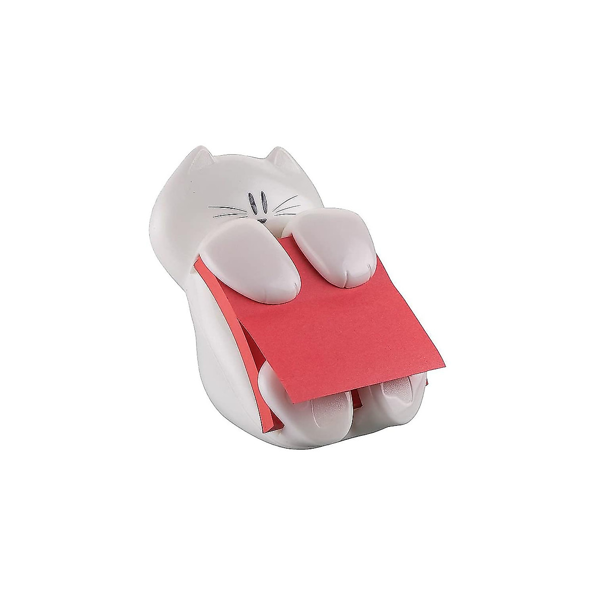 Post-it Pop-up Note Dispenser, Cat design, 3x3 in, 1 Dispenser/Pack (CAT-330) , White