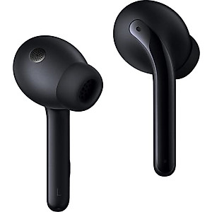Xiaomi Buds 3, Up to 40dB ANC, 3 ANC Modes, Dual Transparency Modes, Dual-Magnetic Dynamic Driver, Hi-Fi Sound Quality, 32 Hours Battery Life, IP55 Dust and Water Resistance, Wireless Charging, Black