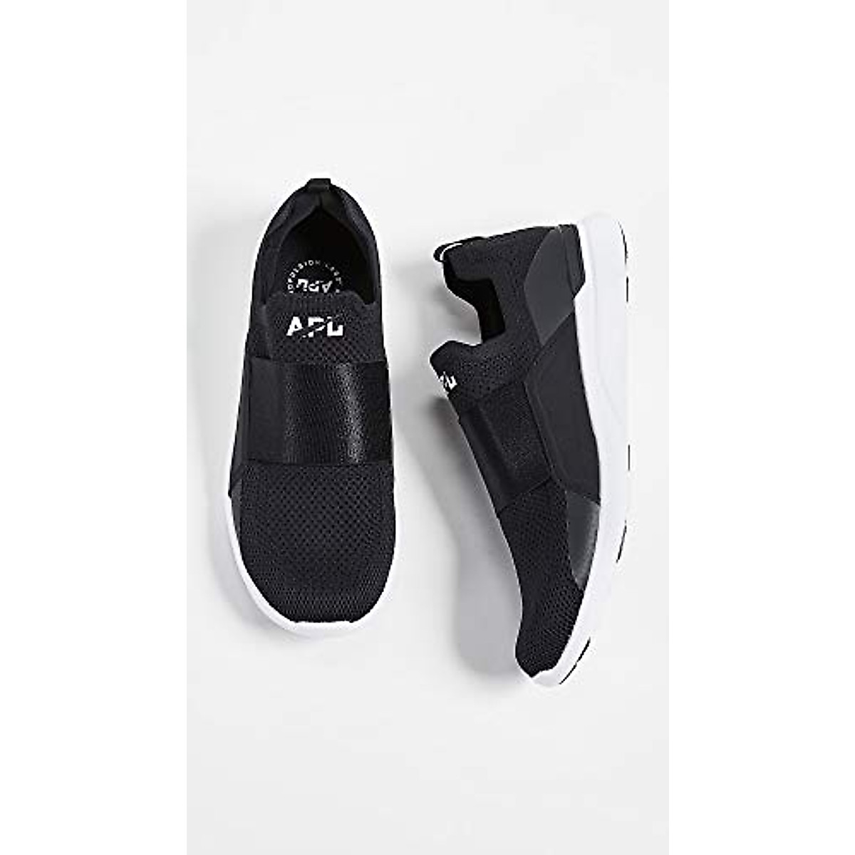 APL: Athletic Propulsion Labs Men's Techloom Bliss Running Sneakers, Black/Black/White, 14 Medium US