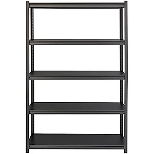 Hirsh 3,200 lb Capacity Iron Horse Shelving - 5 Compartment(s) - 72" Height x 48" Width x 24" Depth